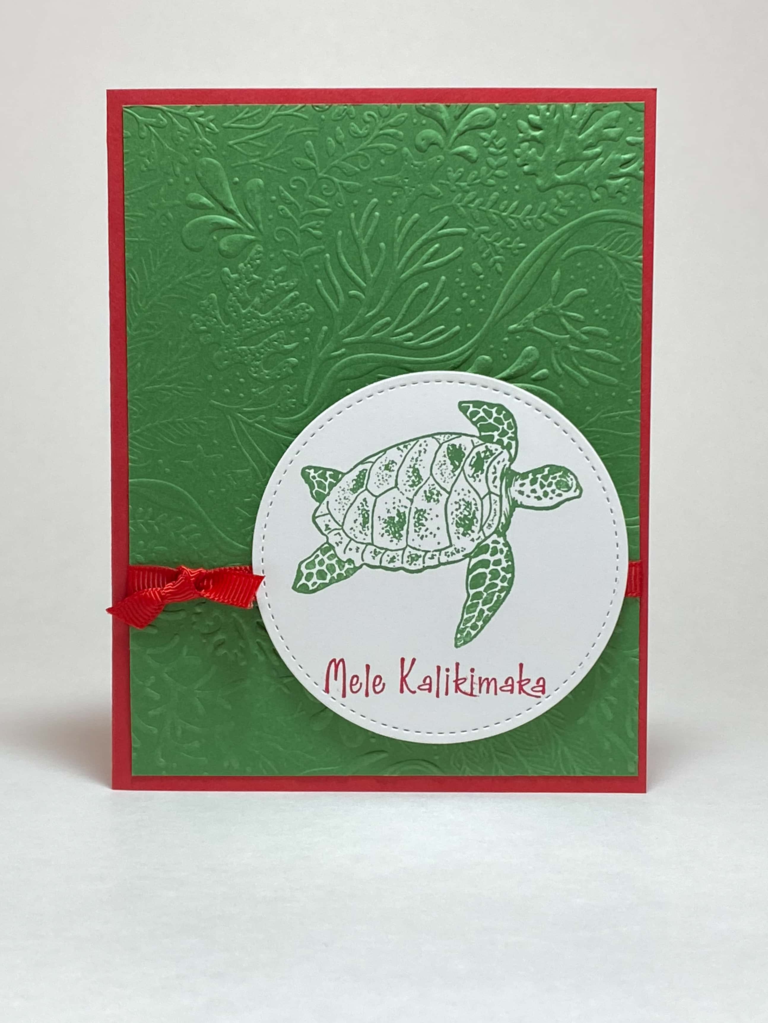Mele Kalikimaka Card